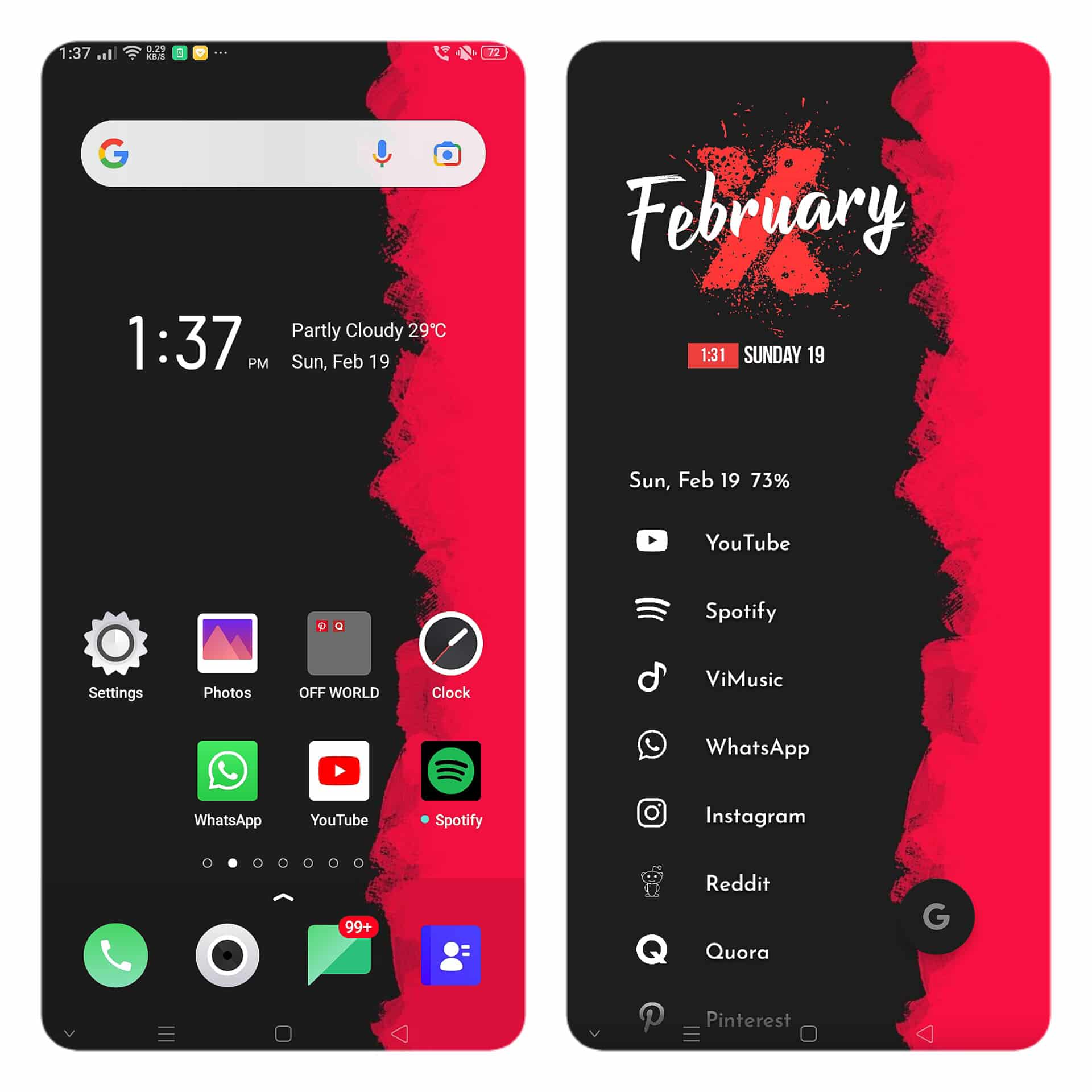 Niagara Launcher for Android - MickMel