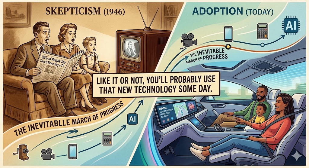 Like it or not, you'll probably use that new technology some day - MickMel